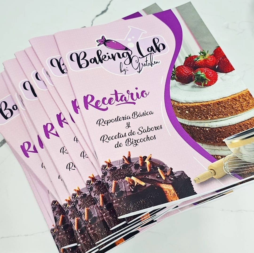 Recetarios Impresos – Baking Lab by Gretchen Shop