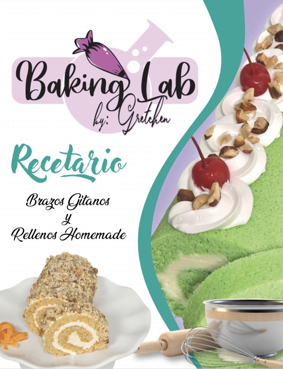 Recetario Impreso de Brazo Gitano y Rellenos Homemade (Disponible) – Baking Lab by Gretchen Shop
